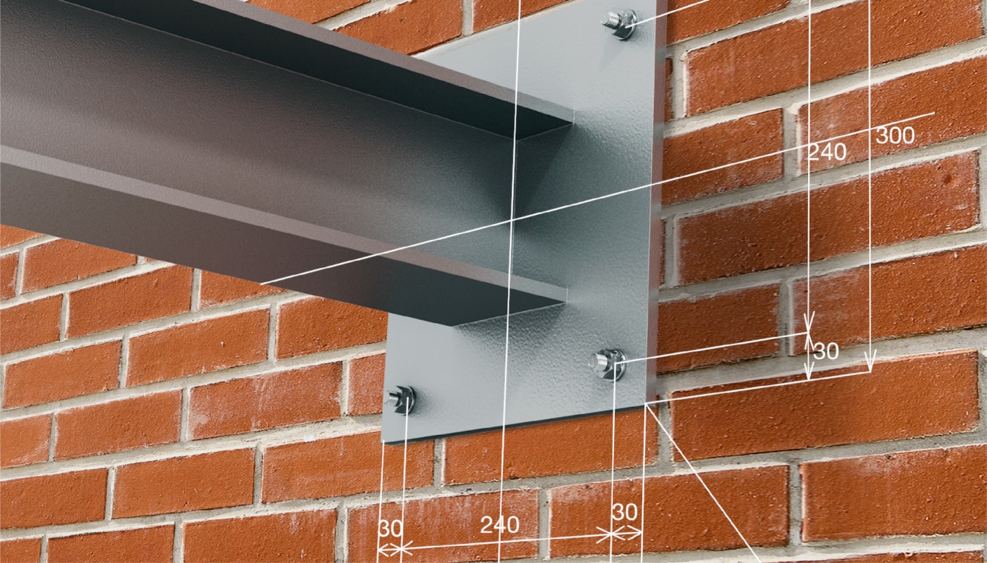 Pengangkuran pada dinding bata